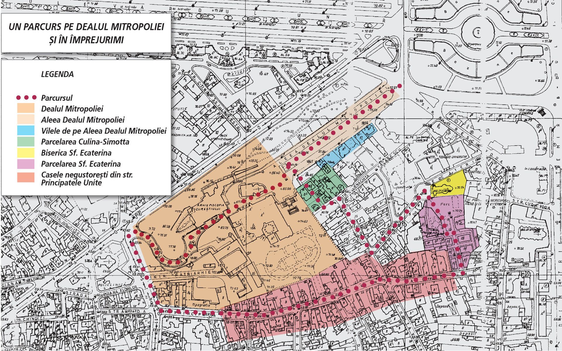 Un parcurs pe Dealul Mitropoliei și în împrejurimi