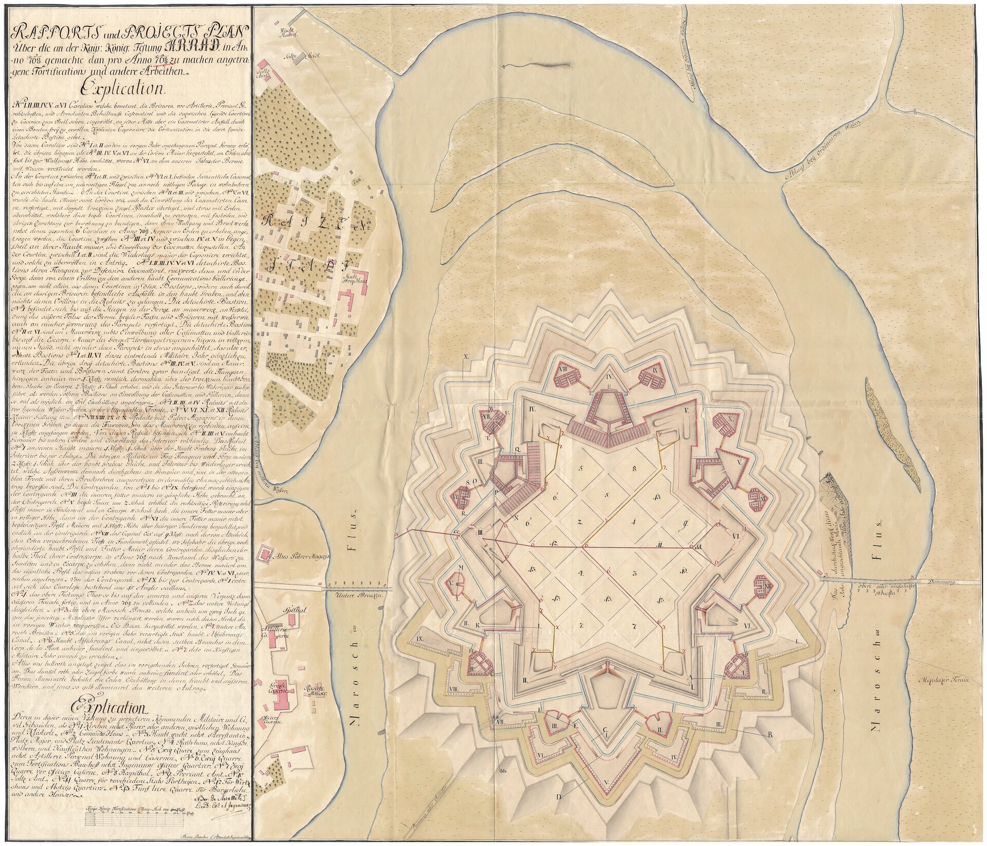 Cetatea Arad. Valente arhitecturale ale relatiei istorie - oras