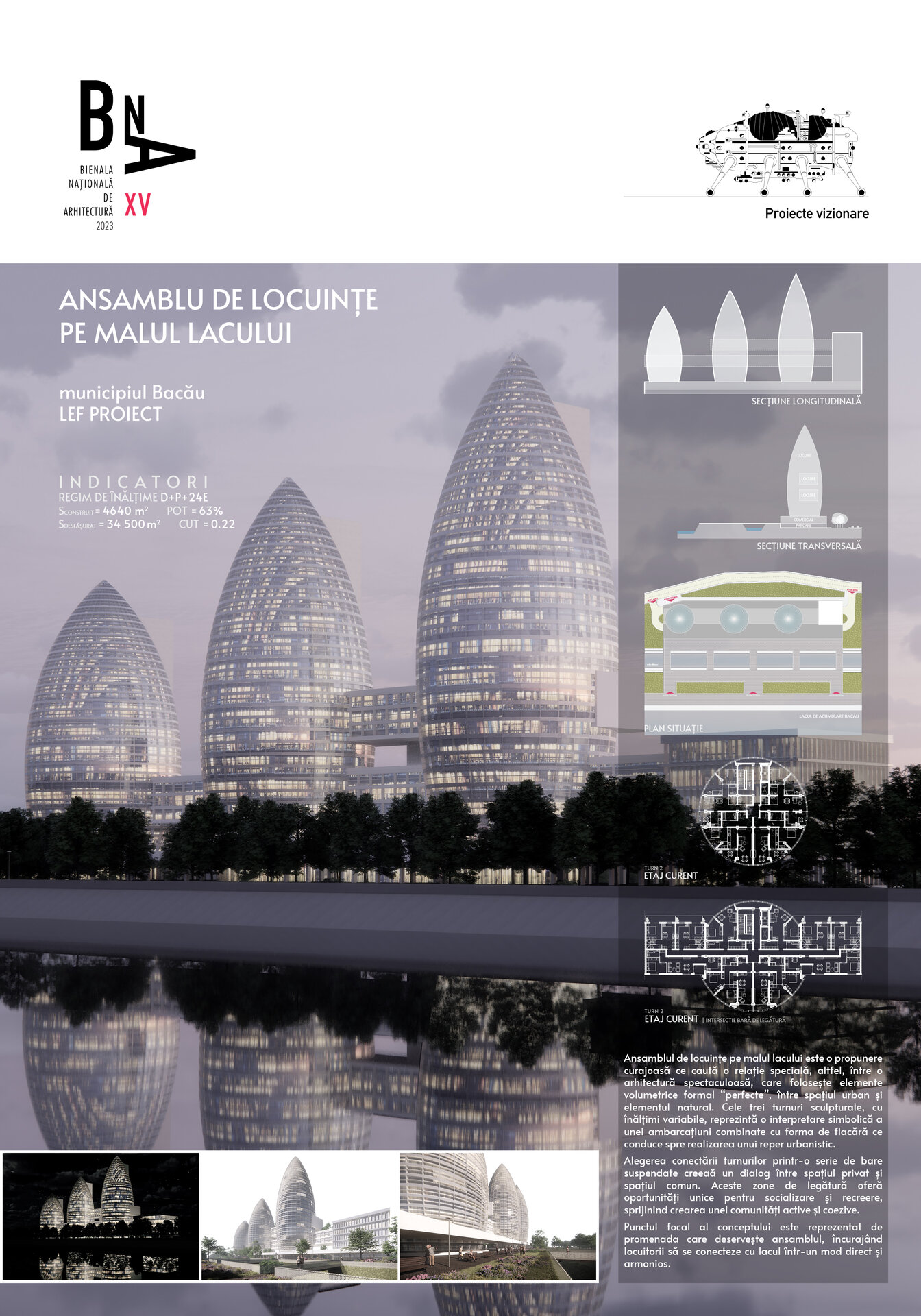 “Construire ansamblu locuințe colective cu spații comerciale la parter”